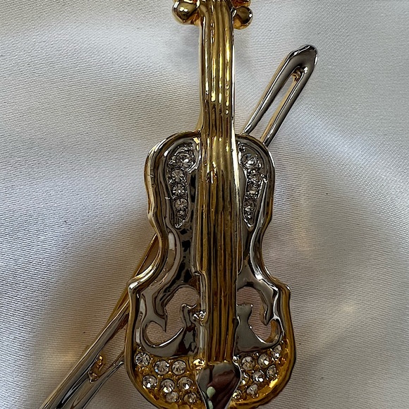 Jewelry | Vintage Violin Brooch | Poshmark